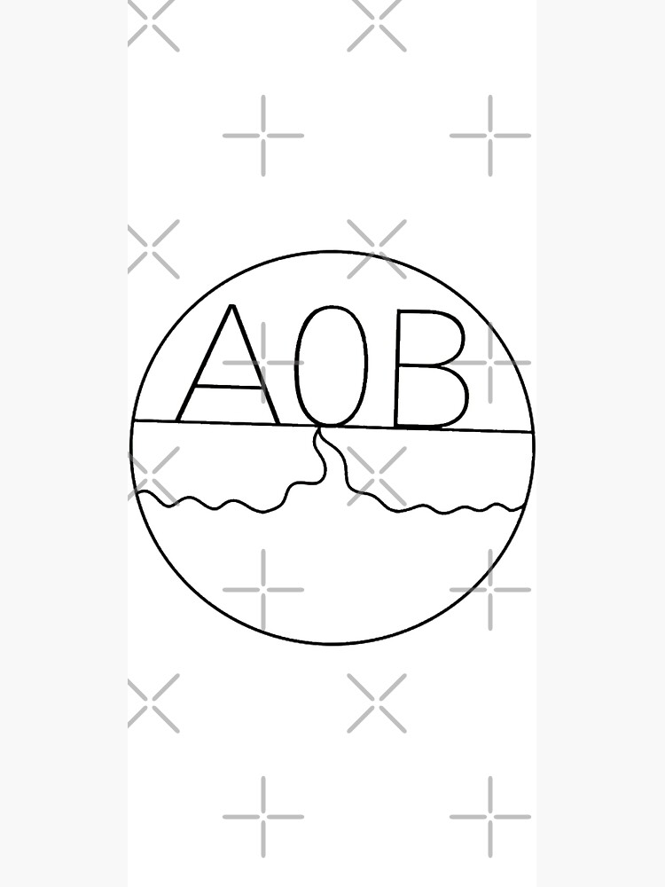 "Aob outline " Poster for Sale by Siv3 | Redbubble