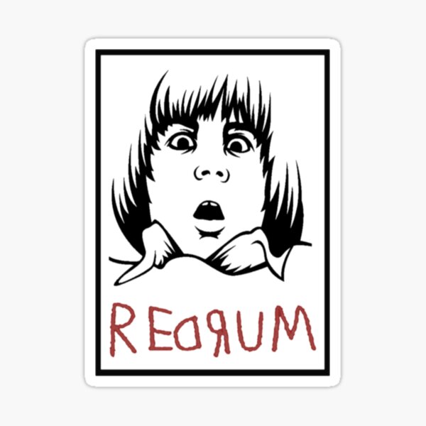 Redrum Stickers | Redbubble