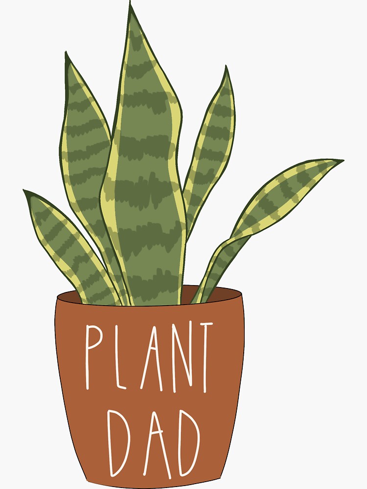"Plant Dad" Sticker for Sale by taalataavi | Redbubble