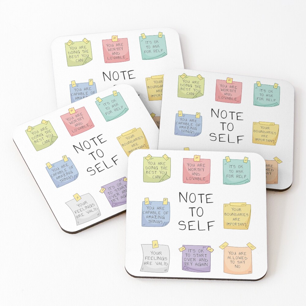 "Note to Self, Mental Health, Self-Love, Self-Care, Self Kindness, Self ...