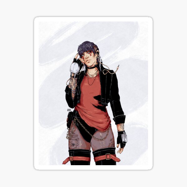 "Jirou Illustration" Sticker by inkboke | Redbubble