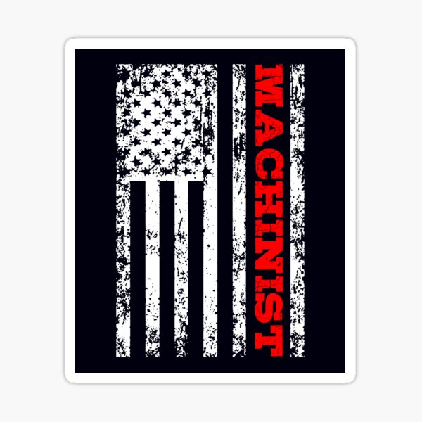 "Machinist" Sticker for Sale by mikevdv2001 | Redbubble