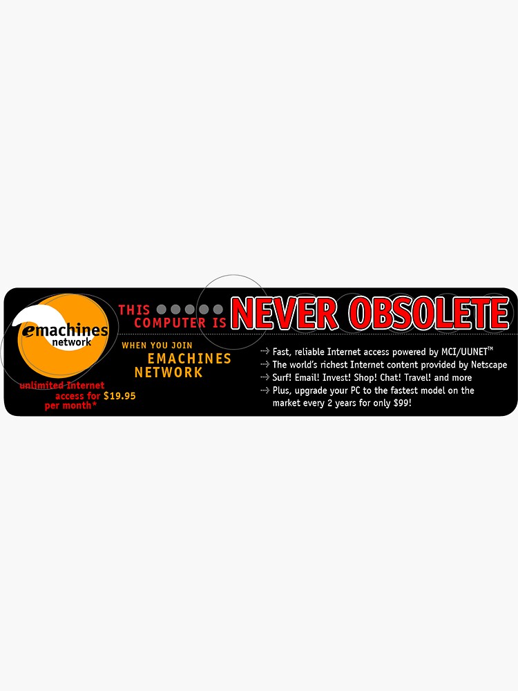 "NEVER OBSOLETE" Sticker for Sale by ArtGoblinAsh | Redbubble