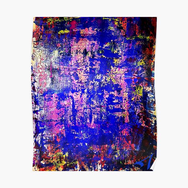 "Android Streaming Consciousness, 2021" Poster for Sale by FarawayBlue ...