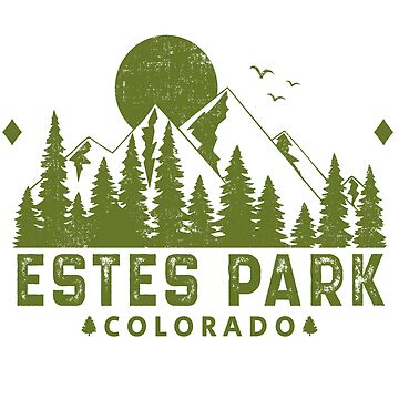 "Estes Park Colorado Mountain View" Sticker for Sale by Home-Spirit ...