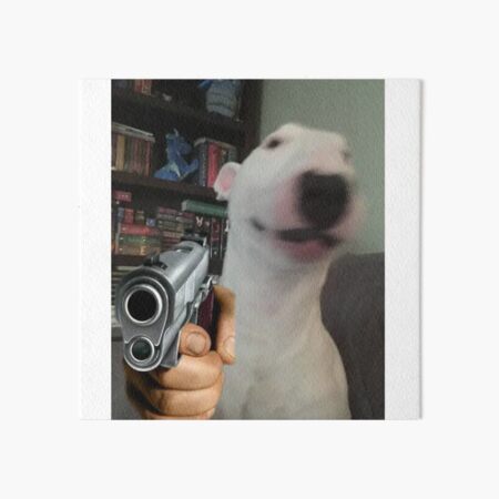 "Walter gun meme" Art Board Print for Sale by jxnesy | Redbubble