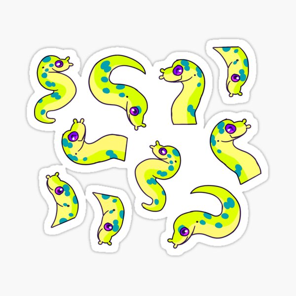 "Big Eel Sticker Pack" Sticker by Poobworld | Redbubble