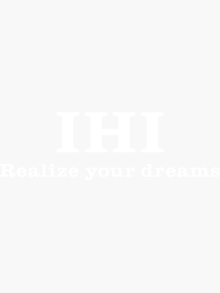 "tractor-IHI SLOGAN logo" Sticker for Sale by FelicitaTNix | Redbubble