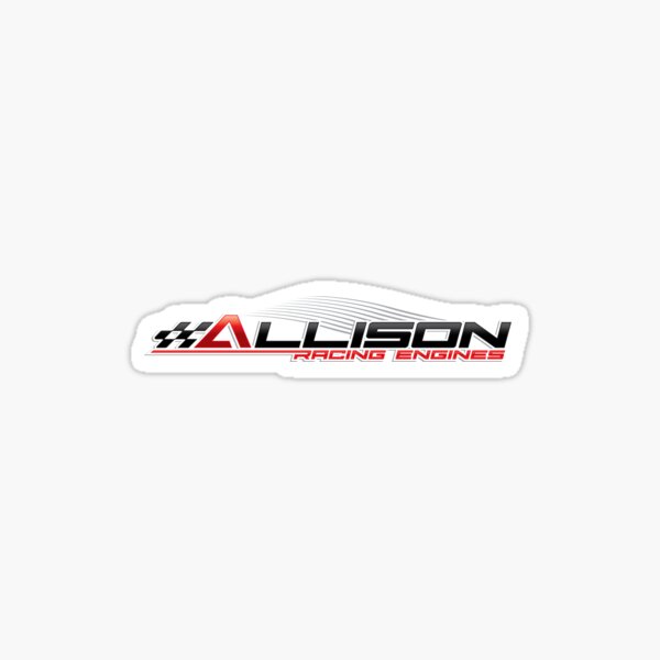 "ALLISON RACING ENGINES" Sticker by dukuhkondang | Redbubble