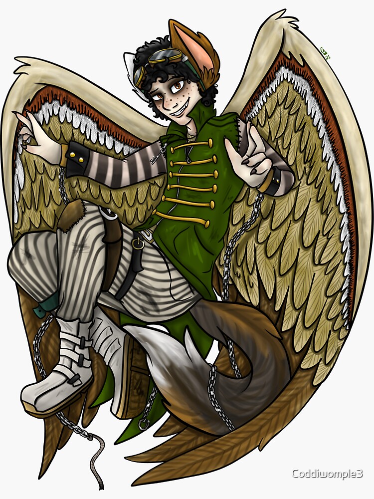 "Enard Clyde OC" Sticker for Sale by Coddiwomple3 | Redbubble