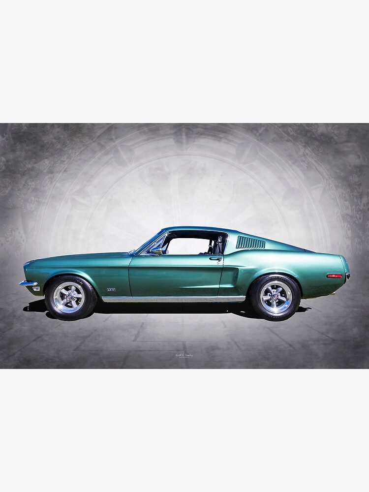 "1968 Fastback" Poster by cars | Redbubble