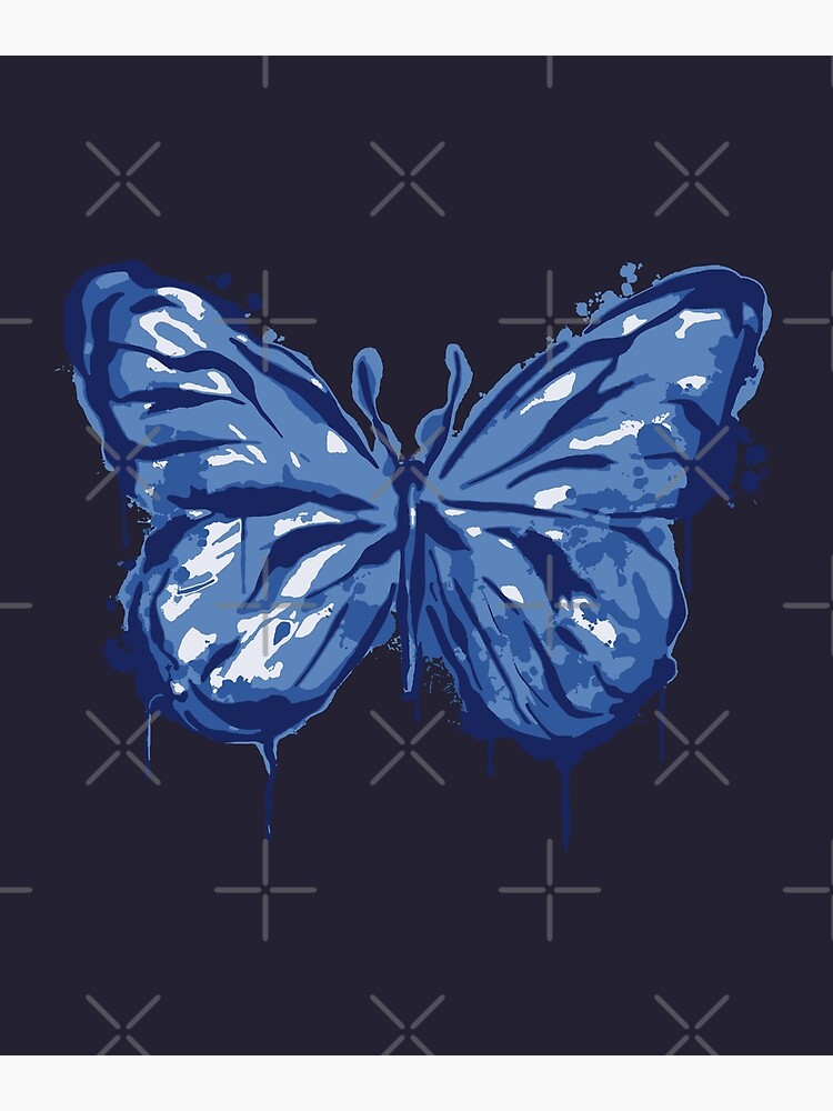 "Melting butterfly" Poster for Sale by DerSenat | Redbubble