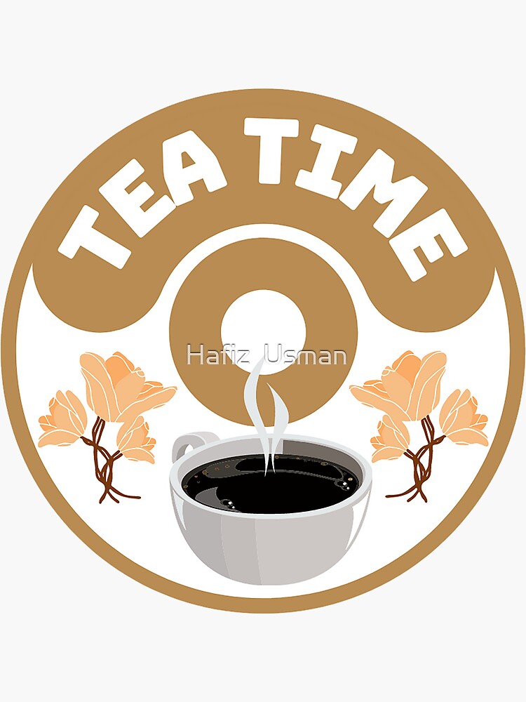 "Tea Time" Sticker for Sale by HMUR1967 | Redbubble