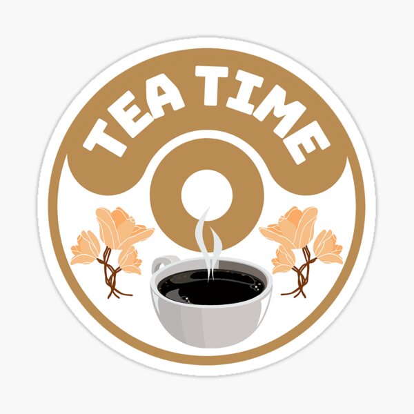 "Tea Time" Sticker for Sale by HMUR1967 | Redbubble
