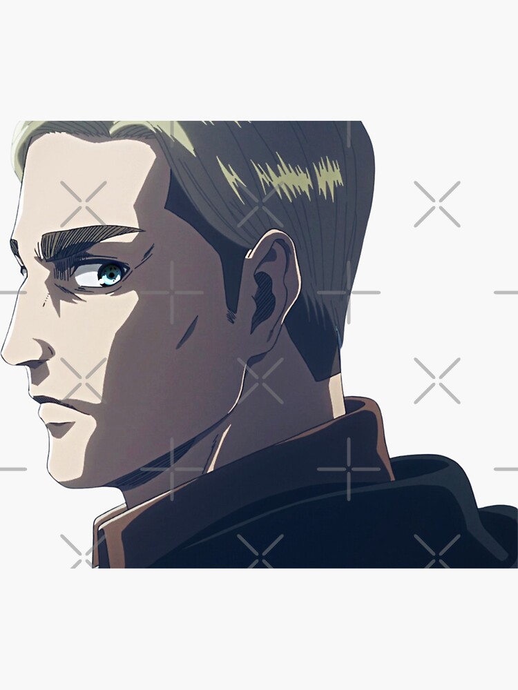 "Erwin Smith Attack on Titan " Sticker by WaelStark | Redbubble