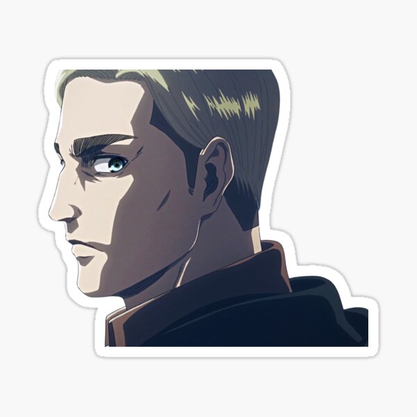 "Erwin Smith Attack on Titan " Sticker by WaelStark | Redbubble