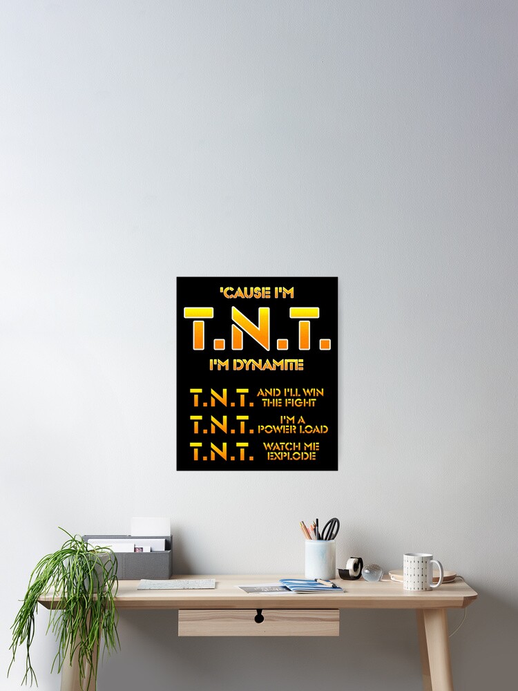 "TNT" Poster for Sale by ladycrow-prints | Redbubble