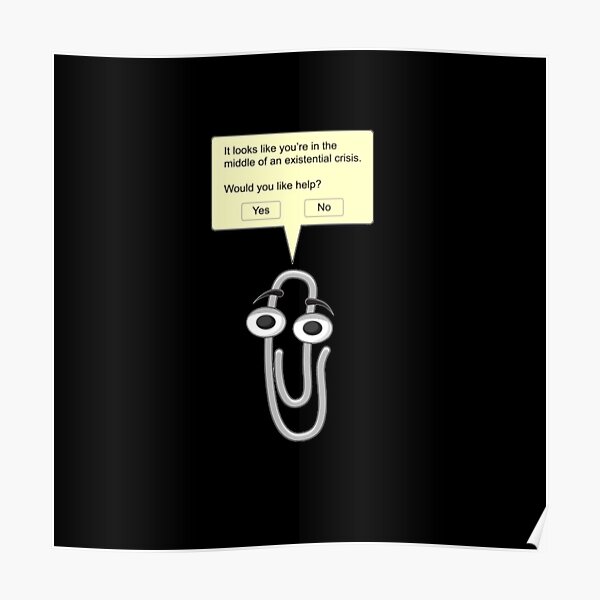 Clippy Posters | Redbubble