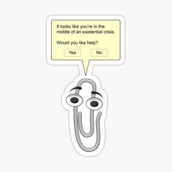 Clippy Stickers | Redbubble