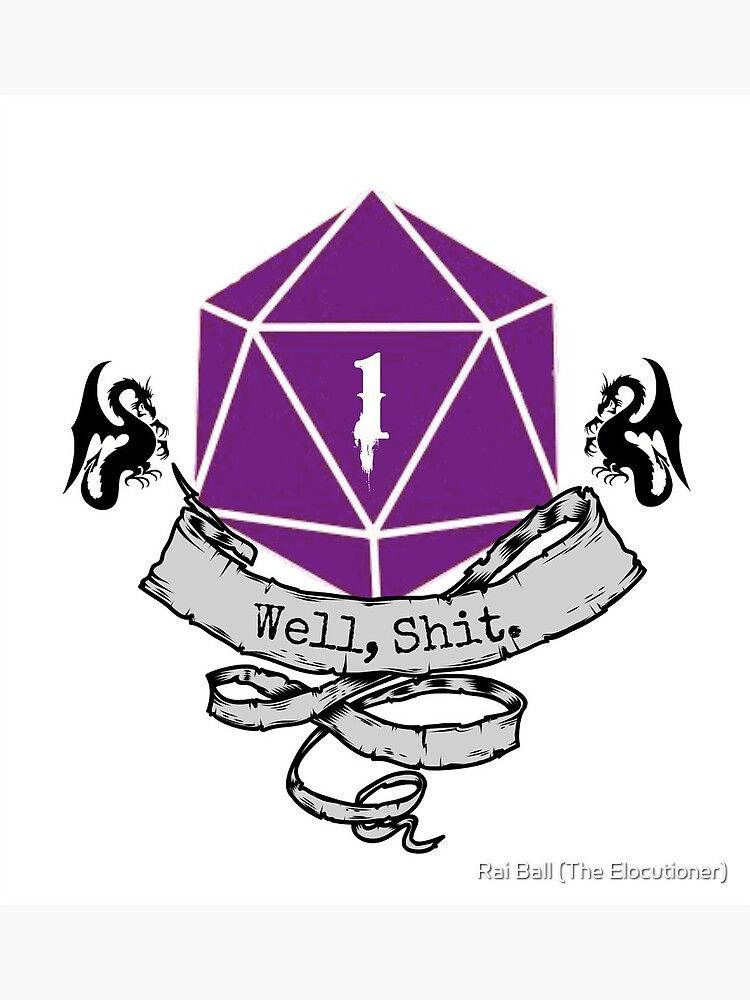 "Critical Fail Roll" Poster for Sale by loki13outlaw | Redbubble