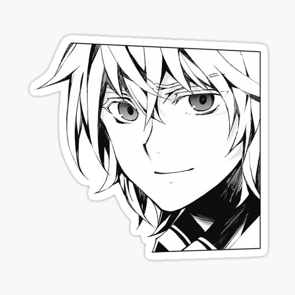 "mikaela hyakuya" Sticker by starkura | Redbubble