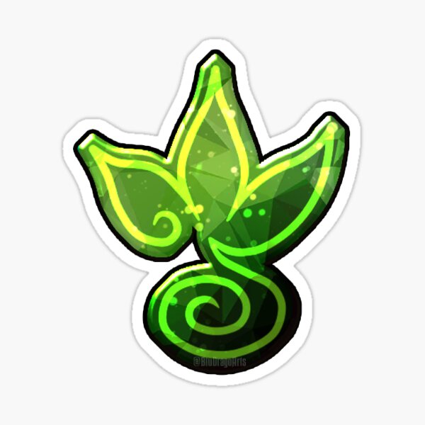 "Wizard101 - Life Cast Symbol" Sticker for Sale by BluDragoArts | Redbubble