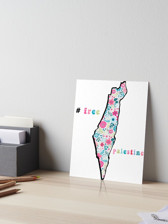 "Palestine map" Art Board Print for Sale by Budoorsaeedoo | Redbubble