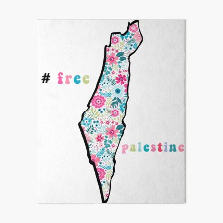 "Palestine map" Art Board Print for Sale by Budoorsaeedoo | Redbubble