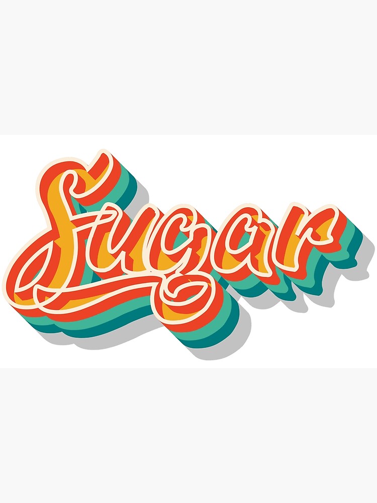 "Sugar Logo" Poster by MardiBoy | Redbubble