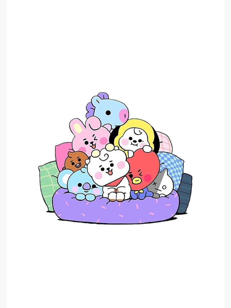 Cuaderno de espiral «Bts21» de mejon3 | Redbubble