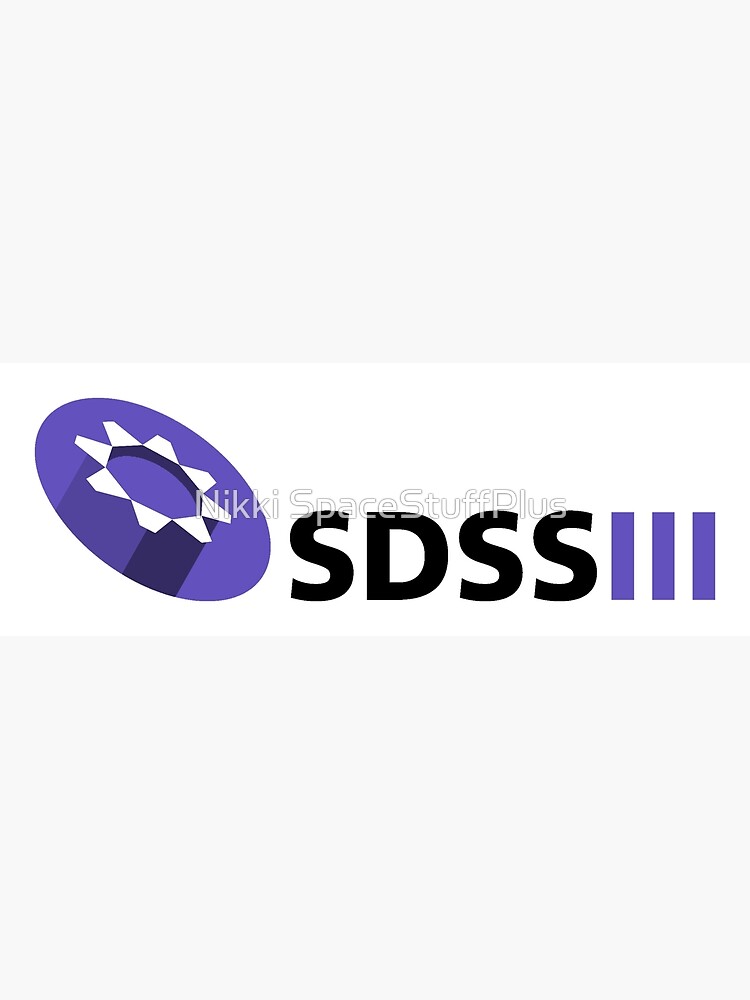 "SDSS-III Collaboration Logo for Light Colors" Poster by Spacestuffplus | Redbubble