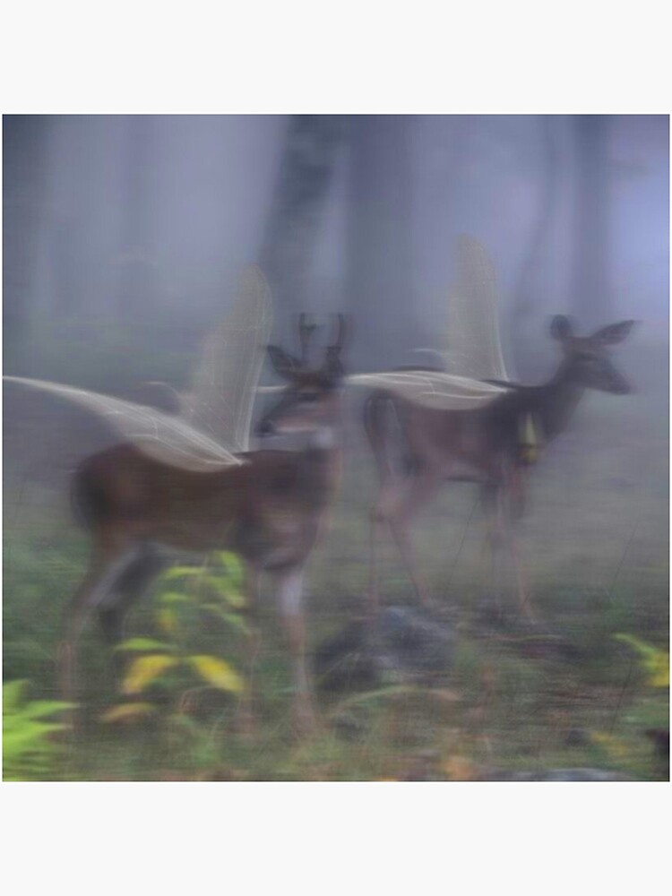 "ghost deer " Poster by FairyMist | Redbubble
