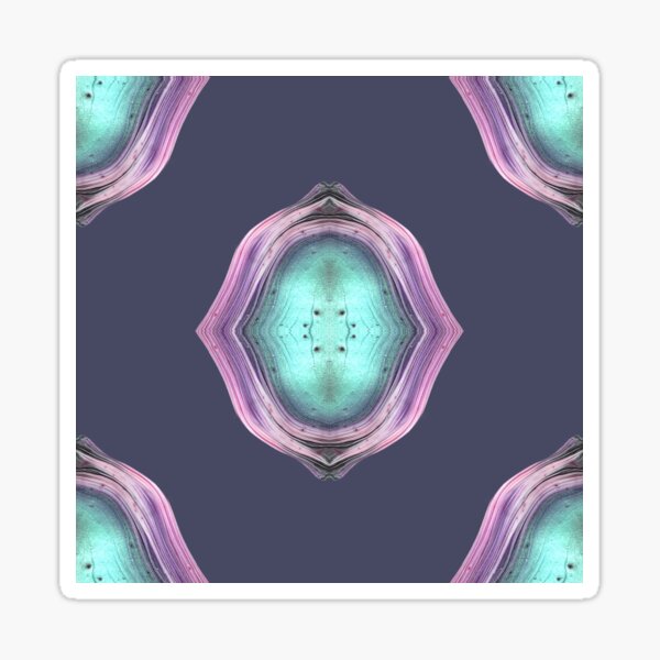 "LUMINESCENCE II - Resin Art Pattern" Sticker for Sale by Gccartworks ...