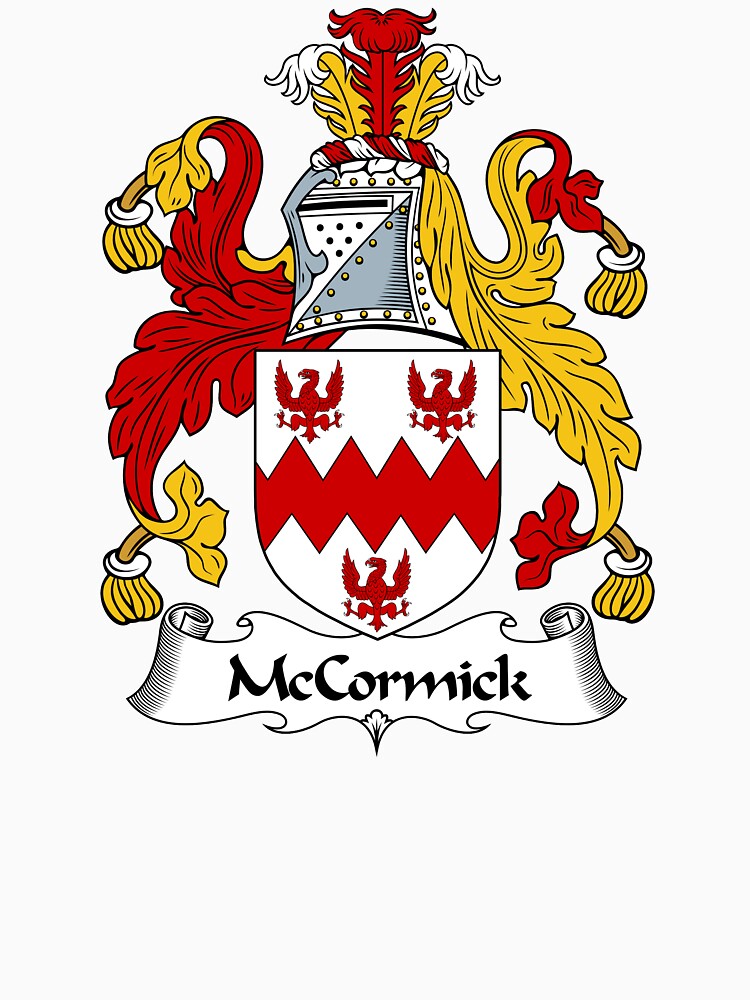 "McCormick Coat of Arms / McCormick Family Crest" T-shirt for Sale by ...
