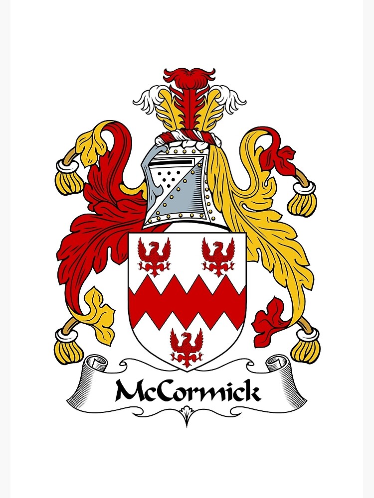 "McCormick Coat of Arms / McCormick Family Crest" Spiral Notebook by ...
