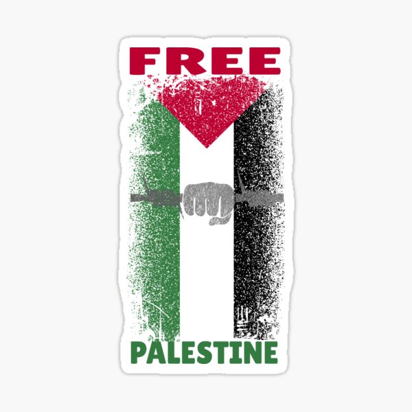 "Vintage Free Palestine Freedom Gifts" Sticker for Sale by BoxxnNeed ...