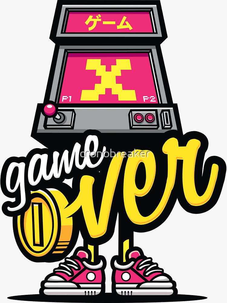 "Game over man" Sticker for Sale by cronobreaker | Redbubble