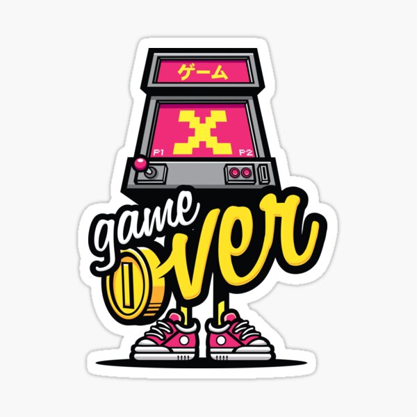 "Game over man" Sticker for Sale by cronobreaker | Redbubble