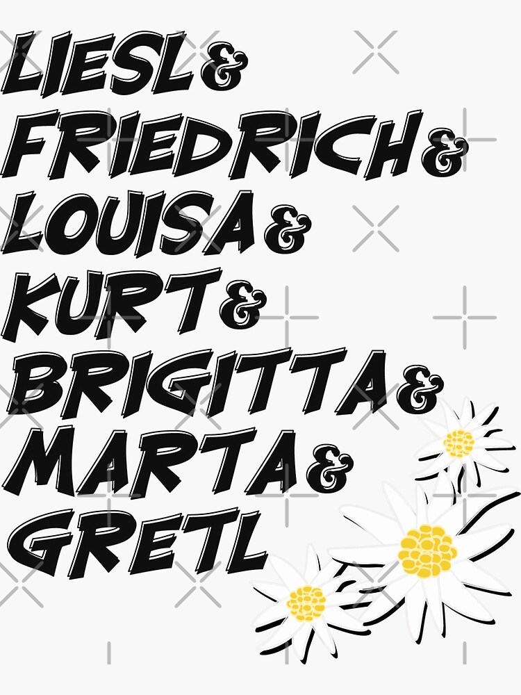 "7 Children!" Sticker for Sale by Dacarrot | Redbubble