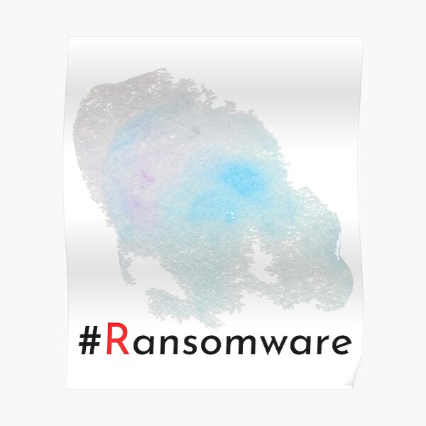"Ransomware t-shirt " Poster for Sale by NewGen-Outfit | Redbubble