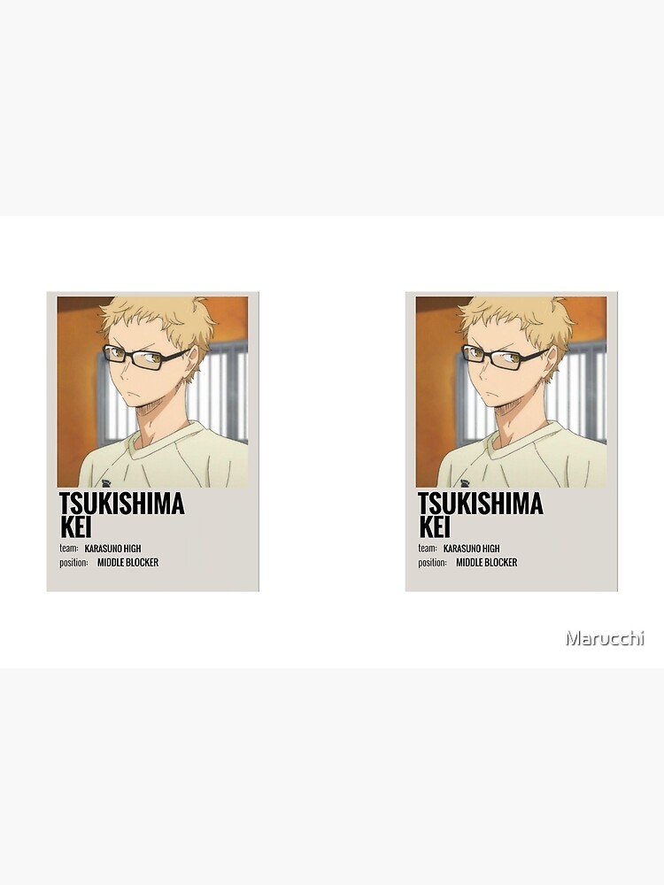 "Haikyuu Tsukishima Kei" Hardcover Journal for Sale by Marucchi | Redbubble