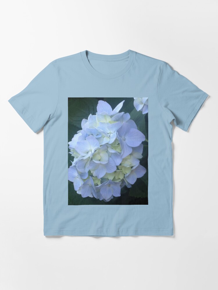 "Blue Hydrangea 2" T-shirt for Sale by KimSyOk | Redbubble | hydrangea ...