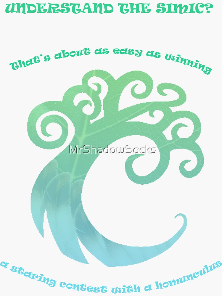 "Simic Symbol " Sticker by MrShadowSocks | Redbubble