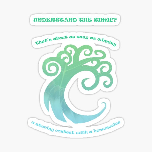 "Simic Symbol " Sticker by MrShadowSocks | Redbubble