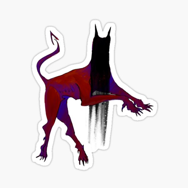 "hellhound" Sticker by basilisks | Redbubble