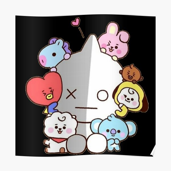 Pósters: Bt21 | Redbubble