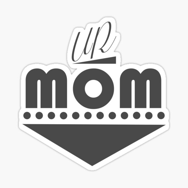 "Your Mom" Sticker by WorldWarArt | Redbubble