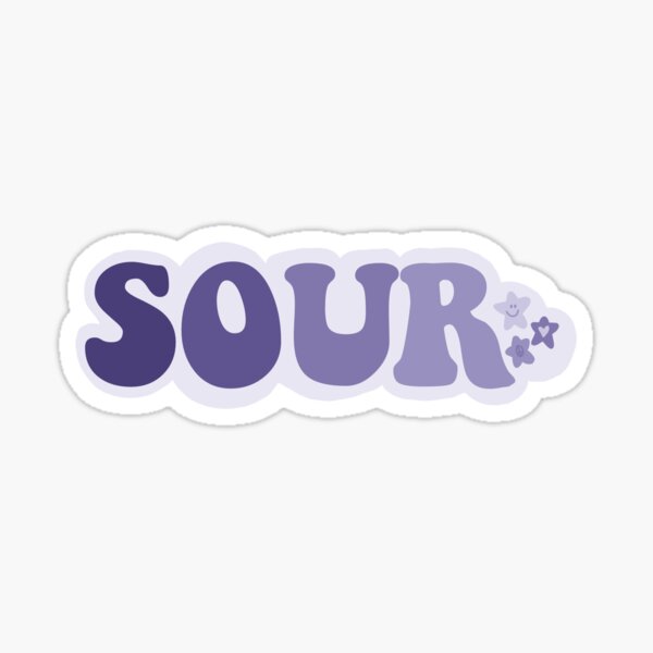 "sour" Sticker for Sale by mia-minkin | Redbubble