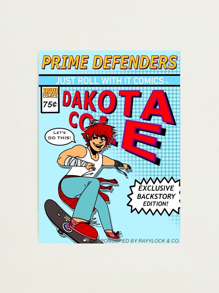 "JRWI Prime Defenders Dakota Cole Comic Book Cover Fanart" Photographic ...