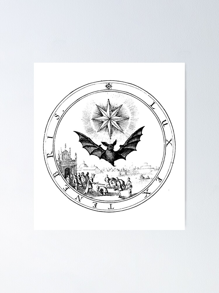 "Esoteric Alchemy Renaissance Bat" Poster by Pixelchicken | Redbubble